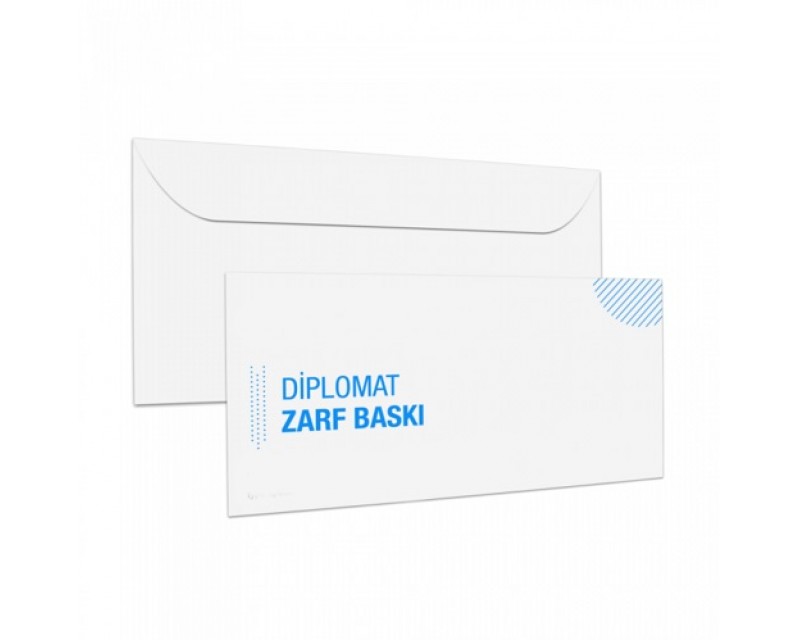 Diplomat Zarf 110 gr. 10.5x24cm Tek Renk 1000 ADET - abc-z1